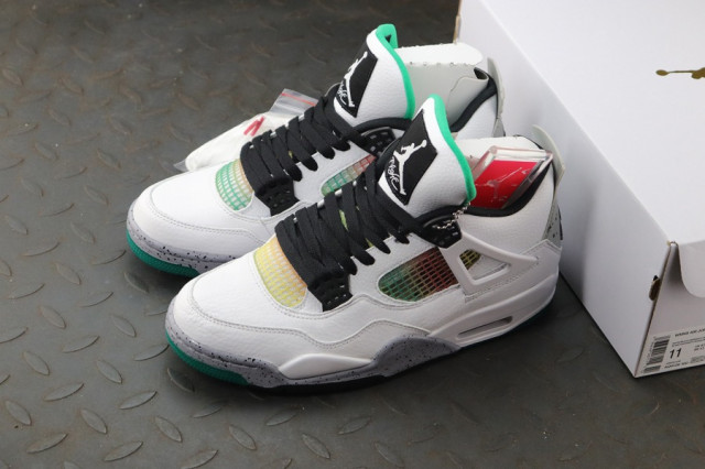 Wmns Air Jordan 4 Retro 'Rasta' - SneakerCool.com