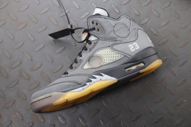 Off-White x Air Jordan 5 Retro SP 'Muslin' - SneakerCool.com