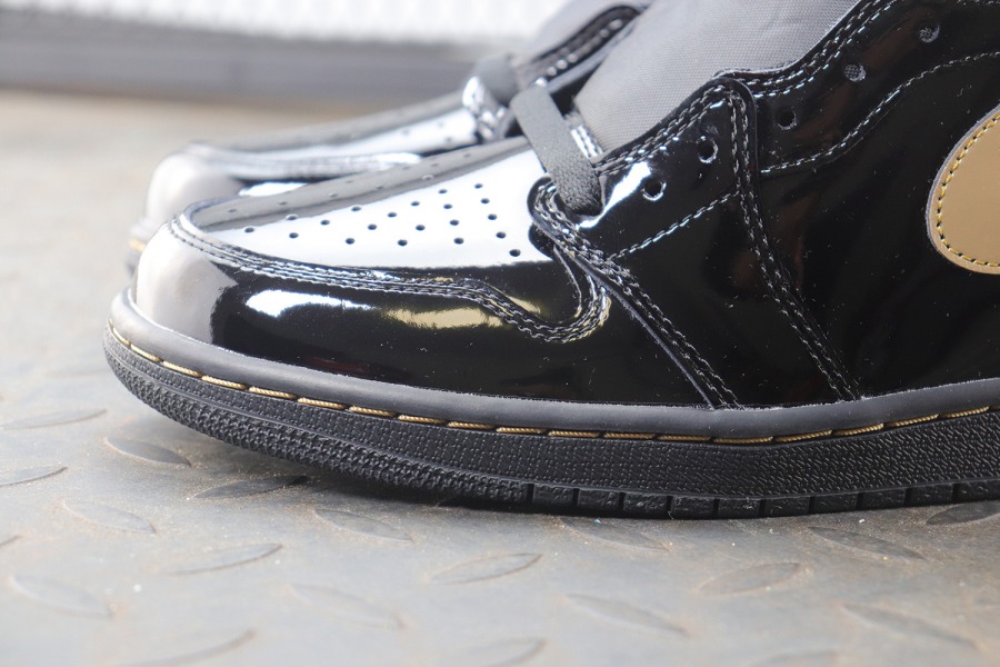 Air Jordan 1 Retro High OG 'Black Metallic Gold' - SneakerCool.com