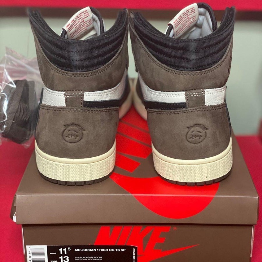 Travis Scott x Air Jordan 1 Retro High OG 'Mocha' - SneakerCool.com