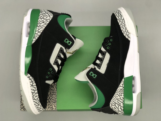 Air Jordan 3 Retro 'Pine Green' - SneakerCool.com