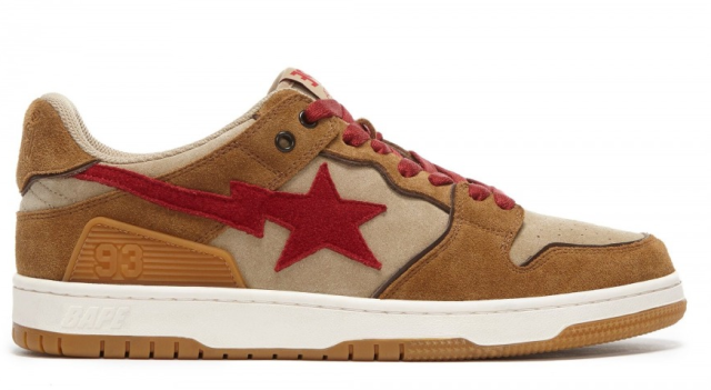 Sk8 Sta Low 'Wheat Red' - SneakerCool.com