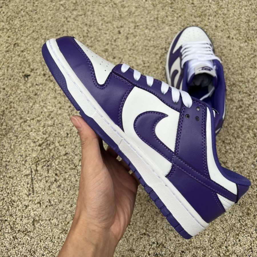 Nike Dunk Low 'Championship Purple' - SneakerCool.com