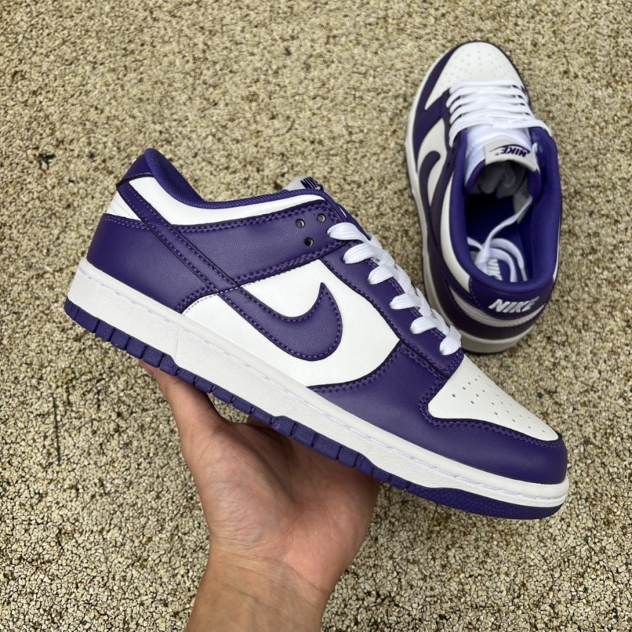 Nike Dunk Low 'Championship Purple' - SneakerCool.com