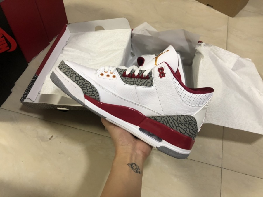 Air Jordan 3 Retro 'Cardinal Red' - SneakerCool.com