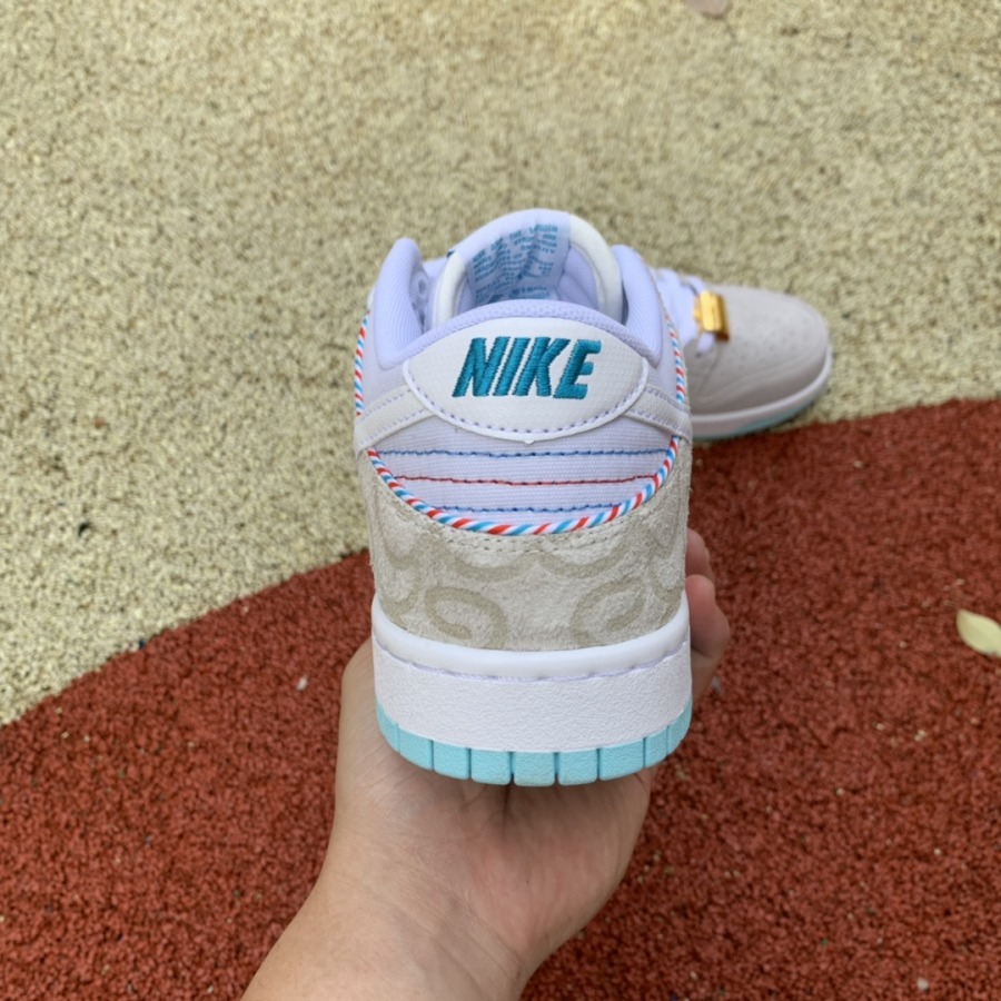 Dunk Low Retro SE 'Barber Shop - Grey' - SneakerCool.com