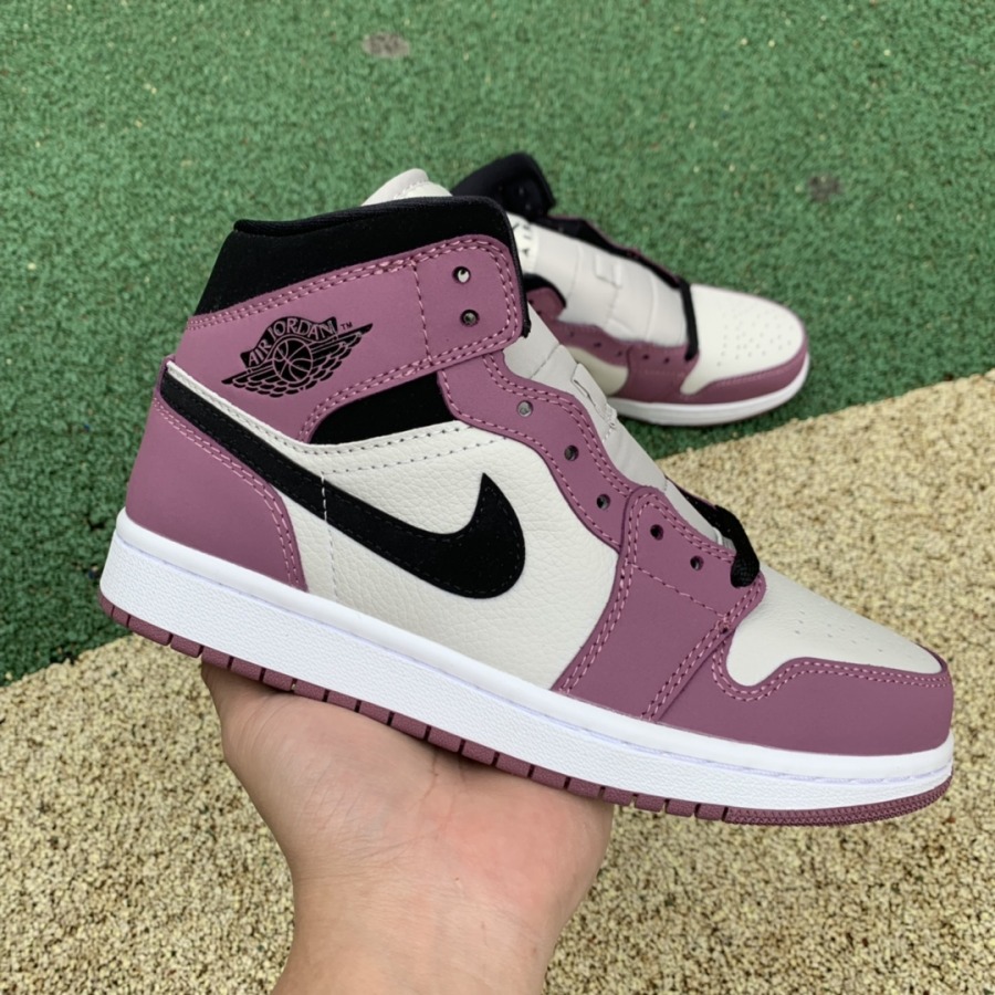 Wmns Air Jordan 1 Mid SE 'Berry Pink' - SneakerCool.com