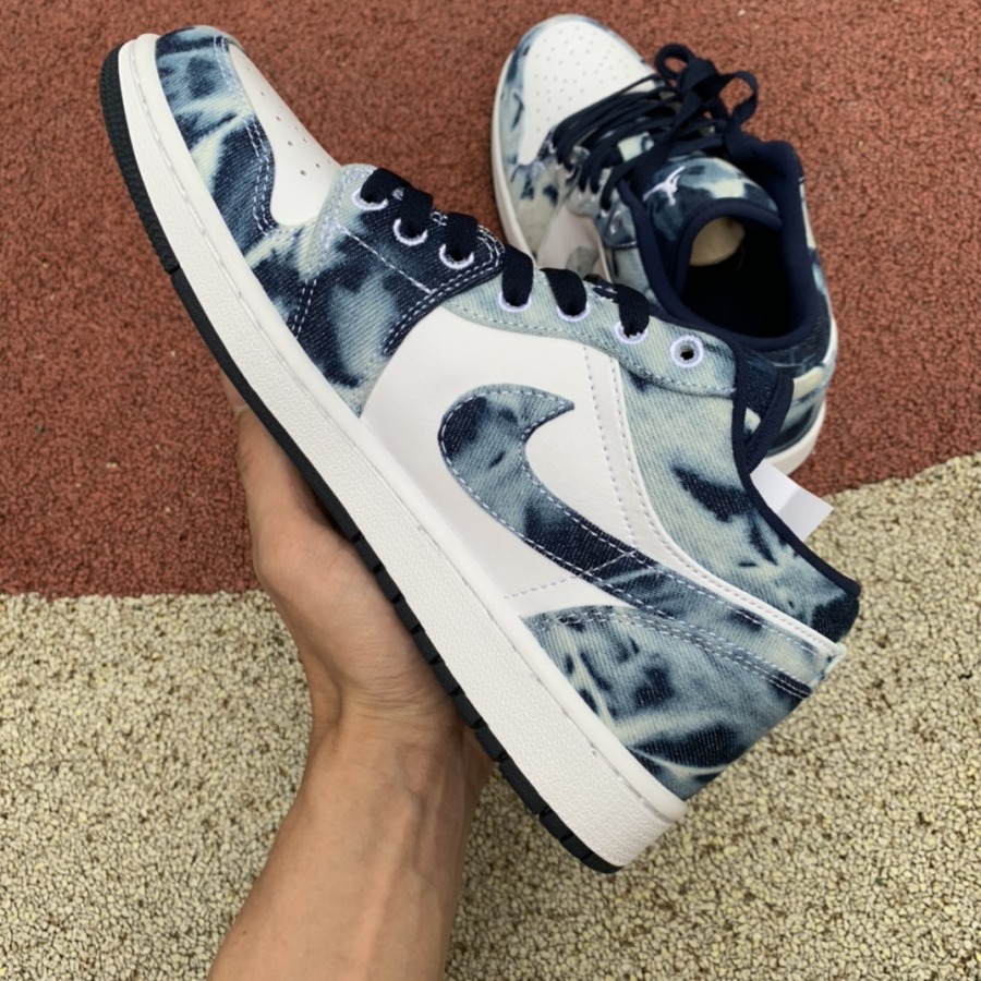 Air Jordan 1 Low SE 'Washed Denim' - SneakerCool.com
