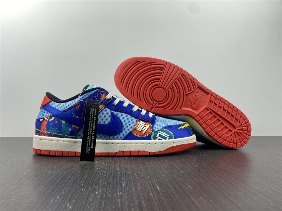 Wmns Dunk Low 'Chinese New Year - Firecracker' - SneakerCool.com