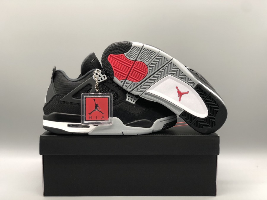 Air Jordan 4 Retro 'Black Canvas' - SneakerCool.com