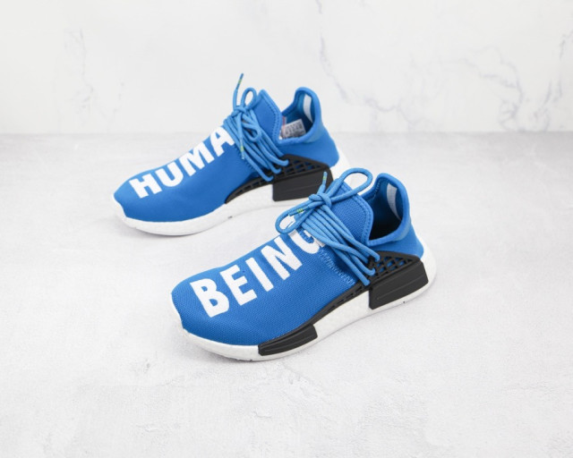Pharrell x NMD Human Race 'Blue' - SneakerCool.com