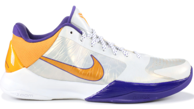 Zoom Kobe 5 'Lakers' - SneakerCool.com