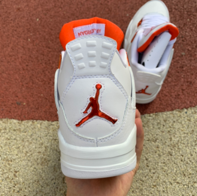 Air Jordan 4 Retro 'Orange Metallic' - SneakerCool.com