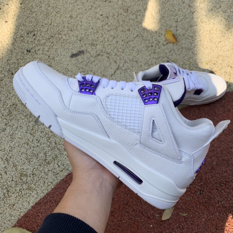 Air Jordan 4 Retro 'Purple Metallic' - SneakerCool.com