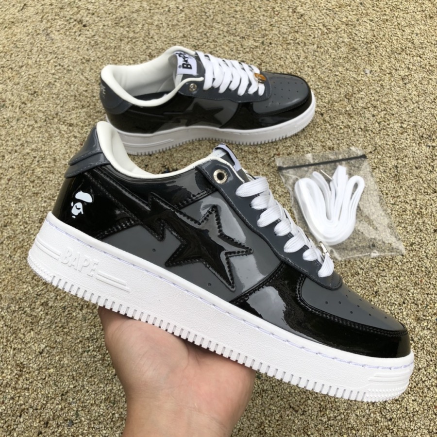 Bape Sk8 Sta Low 'Combo Black' - SneakerCool.com