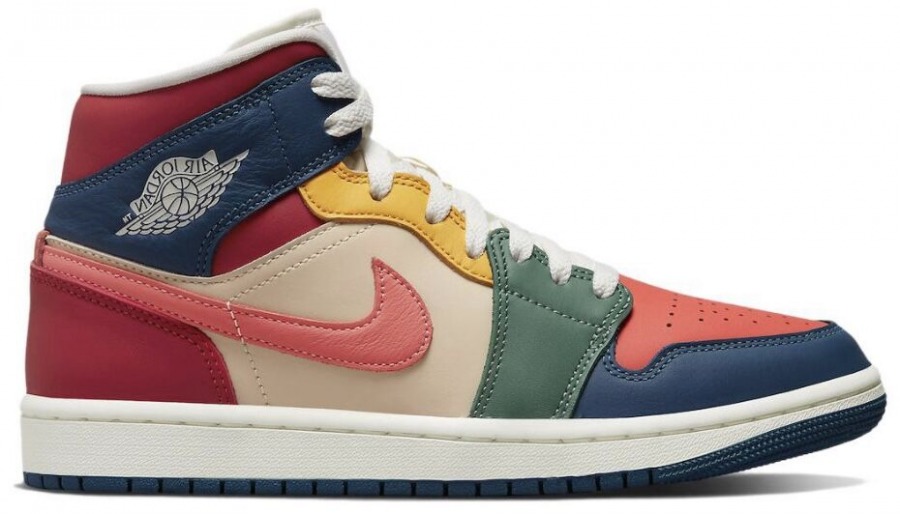 Air Jordan 1 Mid 'Multi-Color' - SneakerCool.com