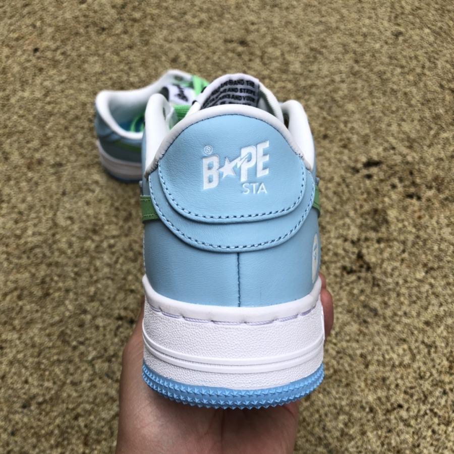 Bapesta Low 'Pastel Blue' - SneakerCool.com