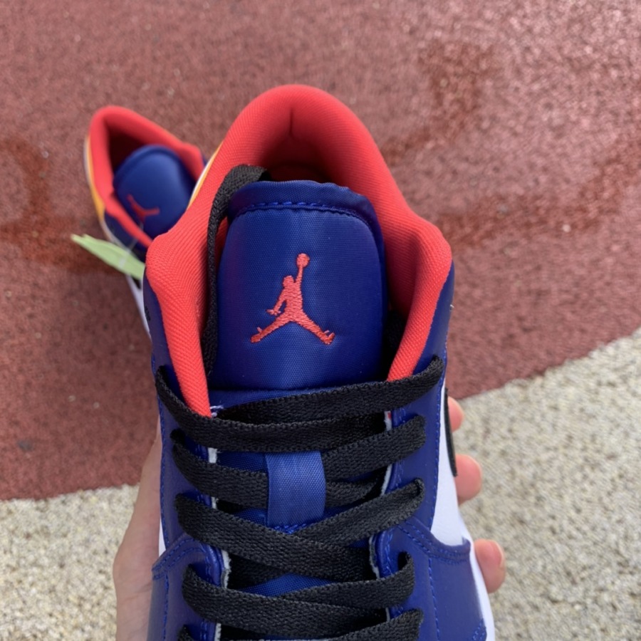 Air Jordan 1 Low 'White Deep Royal Blue' - SneakerCool.com