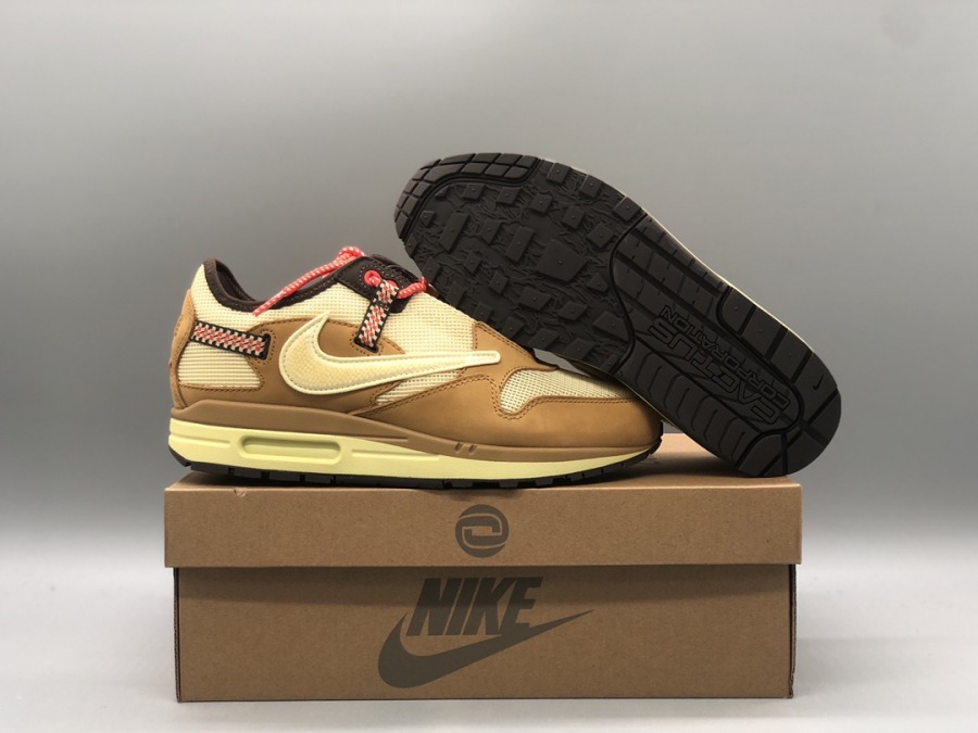 Travis Scott x Air Max 1 'Wheat' - SneakerCool.com