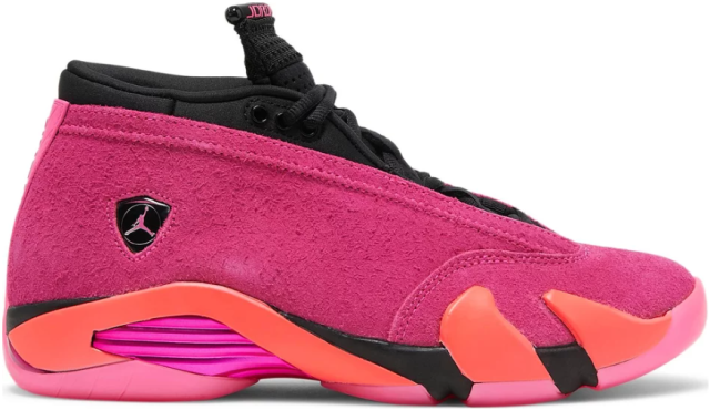 Wmns Air Jordan 14 Retro Low 'Shocking Pink' - SneakerCool.com
