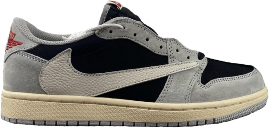 Travis Scott x Air Jordan 1 Low 'Black/Grey' - SneakerCool.com