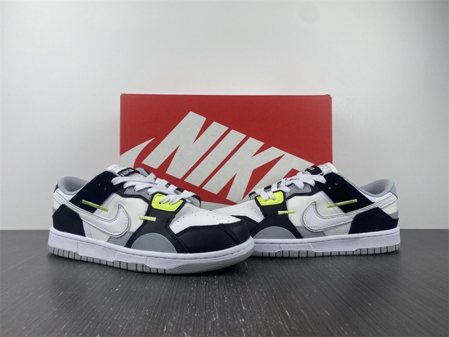 Dunk Scrap 'Wolf Grey Light Lemon Twist' - SneakerCool.com