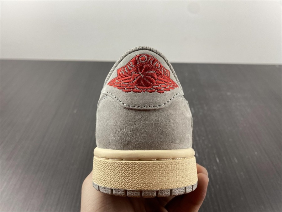 Travis Scott x Air Jordan 1 Low 'Black/Grey' - SneakerCool.com