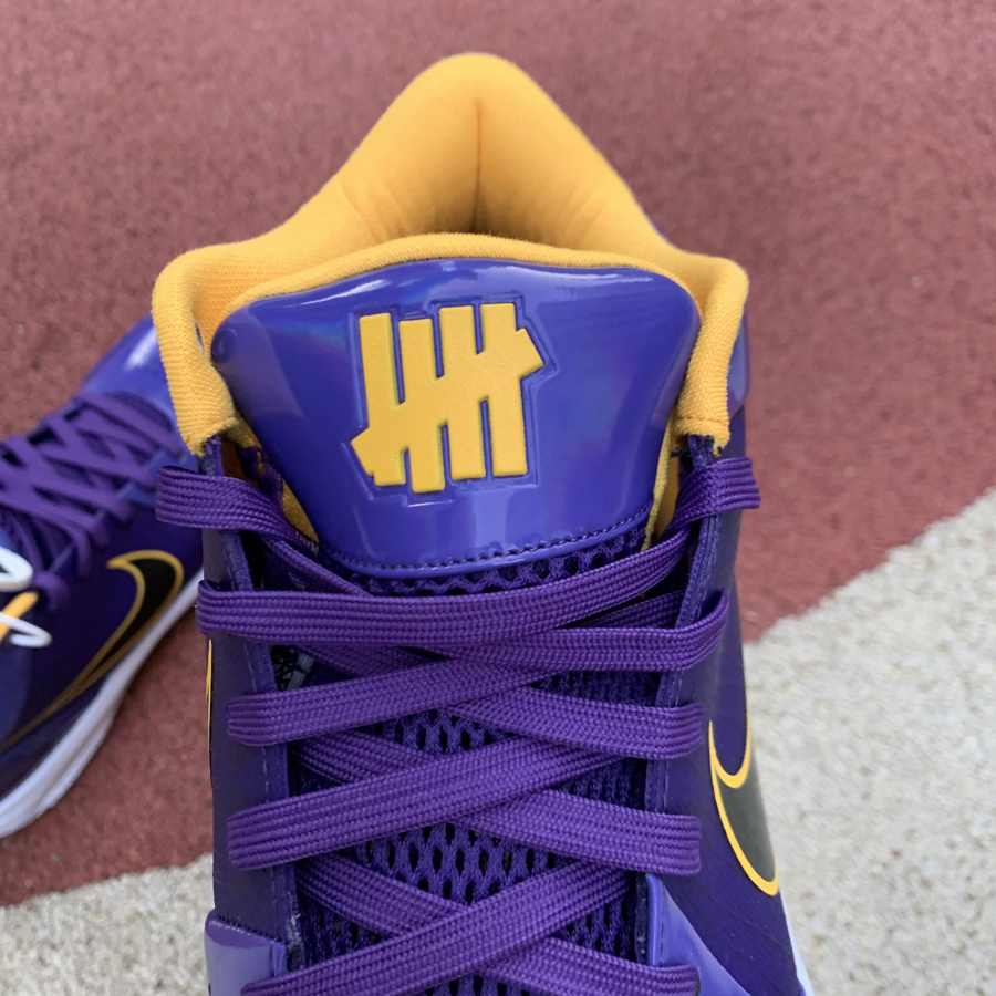 Undefeated x Kobe 4 Protro 'Court Purple' - SneakerCool.com