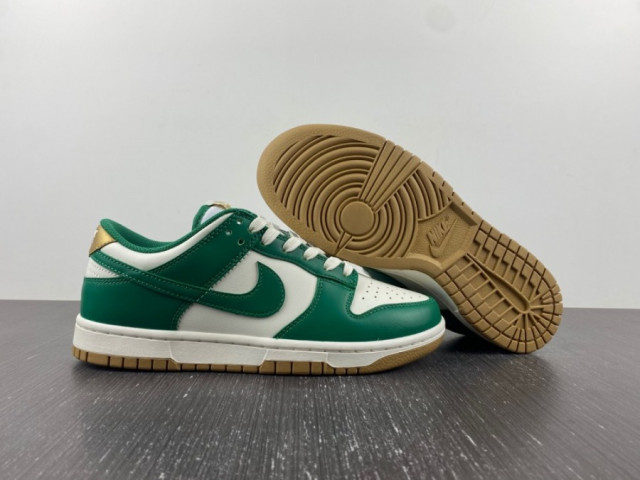 Dunk Low 'Malachite Metallic Gold' - SneakerCool.com