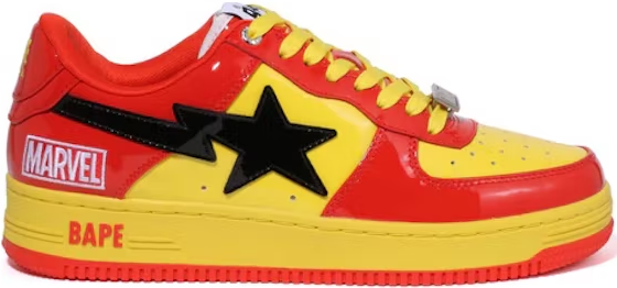 Marvel x Bape Sk8 Sta 'Iron Man' - SneakerCool.com