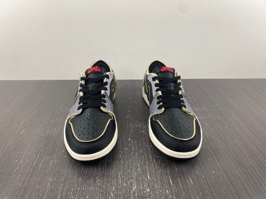 Air Jordan 1 Retro Low OG EX 'Dark Smoke Grey' - SneakerCool.com