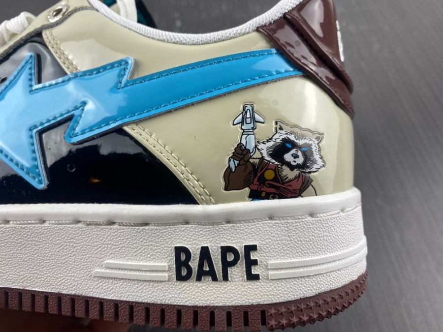 Marvel x Bape Sk8 Sta 'Rocket Raccoon' - SneakerCool.com