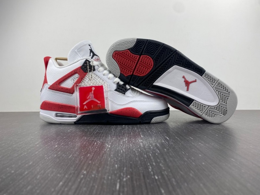 Air Jordan 4 Retro 'Red Cement' - SneakerCool.com