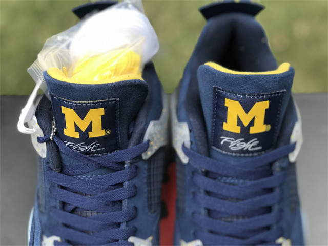 Air Jordan 4 Retro 'Michigan Wolverines' PE - SneakerCool.com