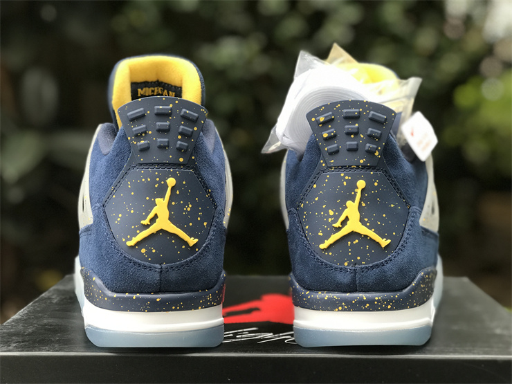 Air Jordan 4 Retro 'Michigan Wolverines' PE - SneakerCool.com