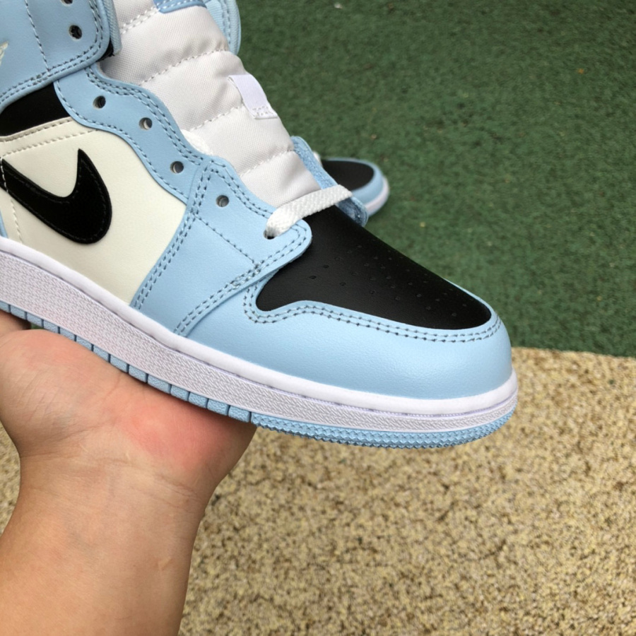 Air Jordan 1 Mid GS 'Ice Blue' - SneakerCool.com