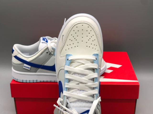 Nike Dunk Low GS 'Just Stitch It - Hyper Royal' - SneakerCool.com