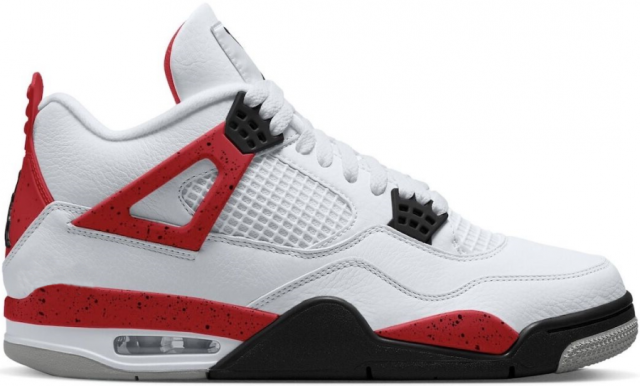 Air Jordan 4 Retro 'Red Cement' - SneakerCool.com