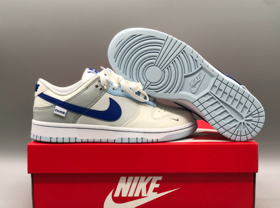 Nike Dunk Low GS 'Just Stitch It - Hyper Royal' - SneakerCool.com