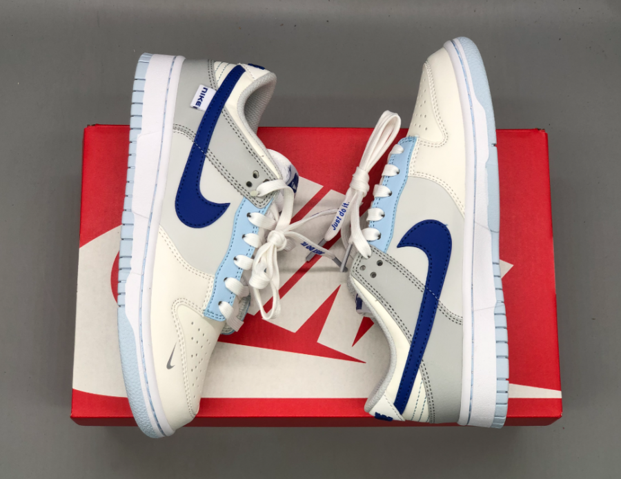 Nike Dunk Low GS 'Just Stitch It - Hyper Royal' - SneakerCool.com