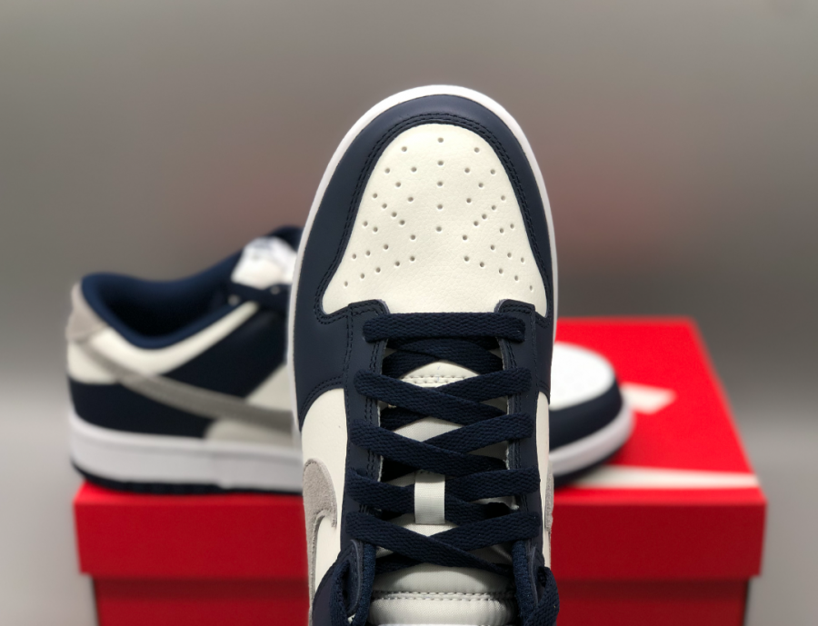 Nike Dunk Low 'Midnight Navy Smoke Grey' - SneakerCool.com
