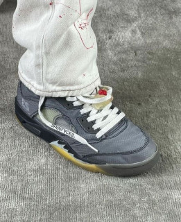 Off-White x Air Jordan 5 Retro SP 'Muslin' - SneakerCool.com