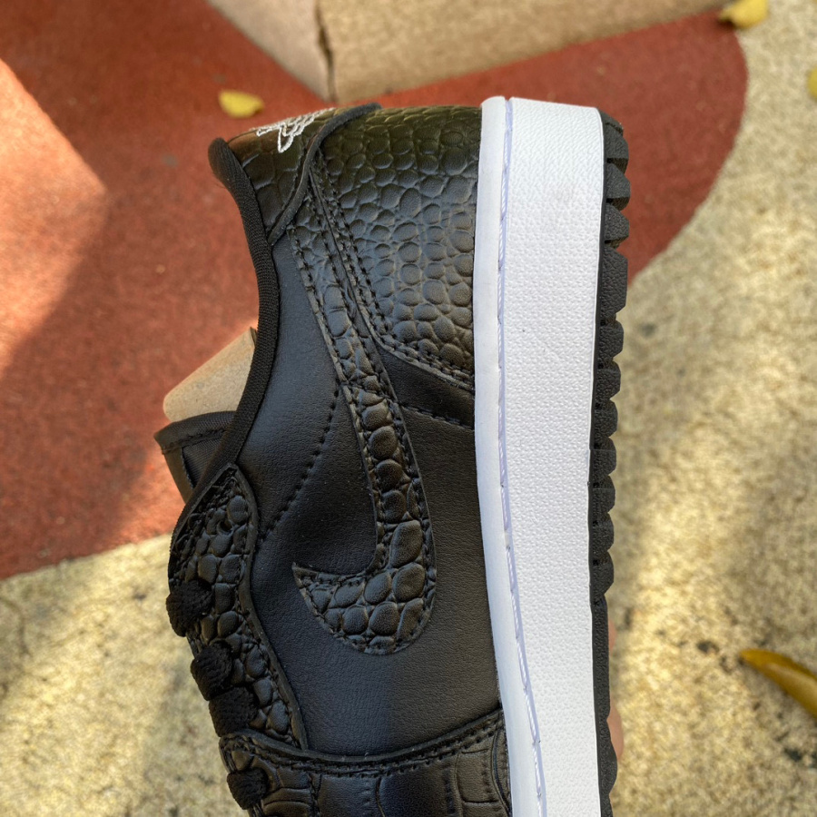 Air Jordan 1 Low Golf 'Black Crocodile' - SneakerCool.com