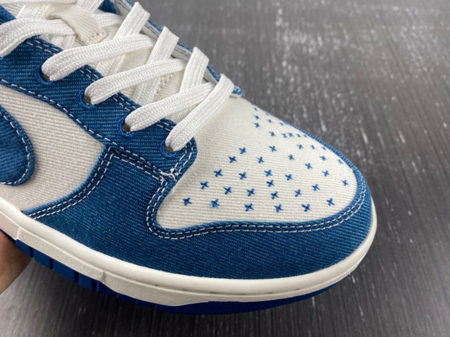 Nike Dunk Low SE 'Sashiko - Industrial Blue' - SneakerCool.com