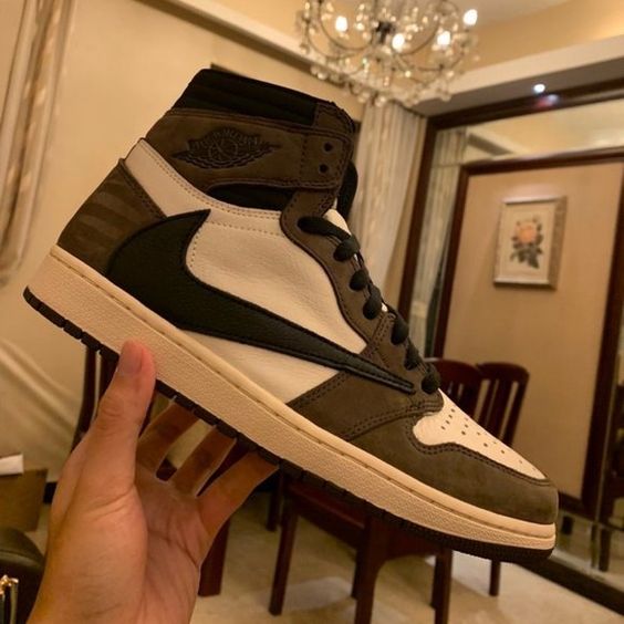 Travis Scott x Air Jordan 1 Retro High OG 'Mocha' - SneakerCool.com
