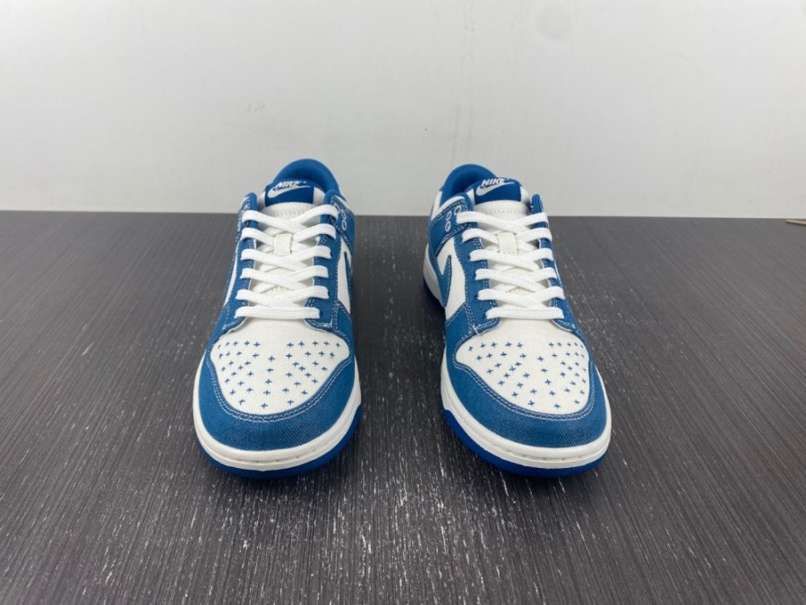 Nike Dunk Low SE 'Sashiko - Industrial Blue' - SneakerCool.com