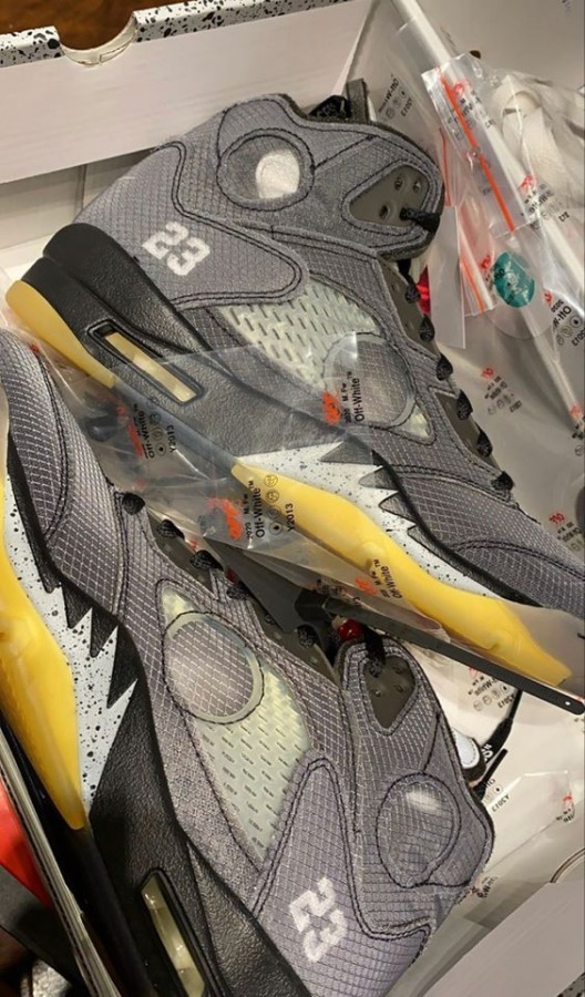 Off-White x Air Jordan 5 Retro SP 'Muslin' - SneakerCool.com
