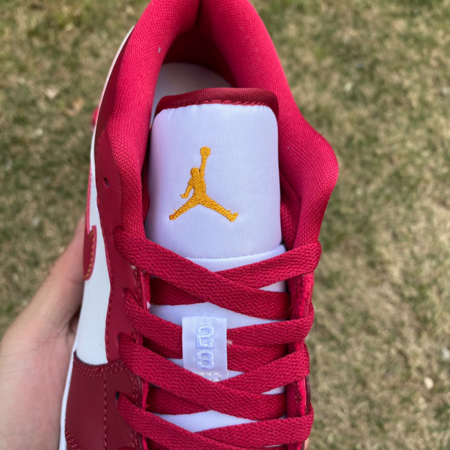 Air Jordan 1 Low GS 'Cardinal Red' - SneakerCool.com