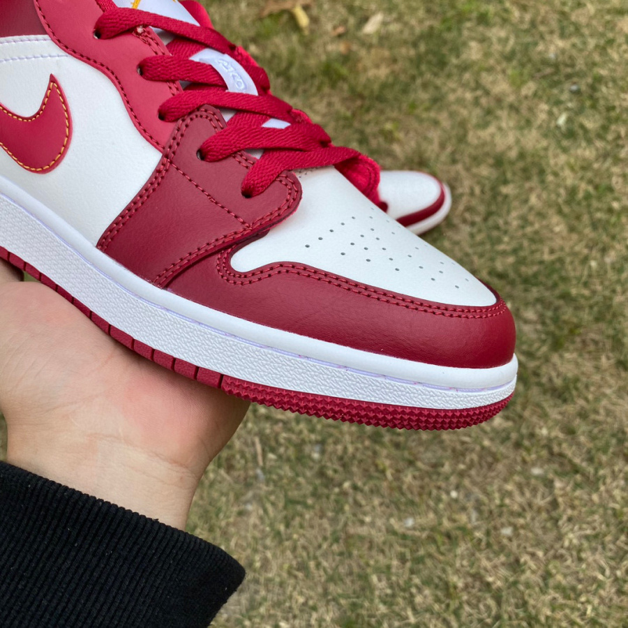 Air Jordan 1 Low GS 'Cardinal Red' - SneakerCool.com