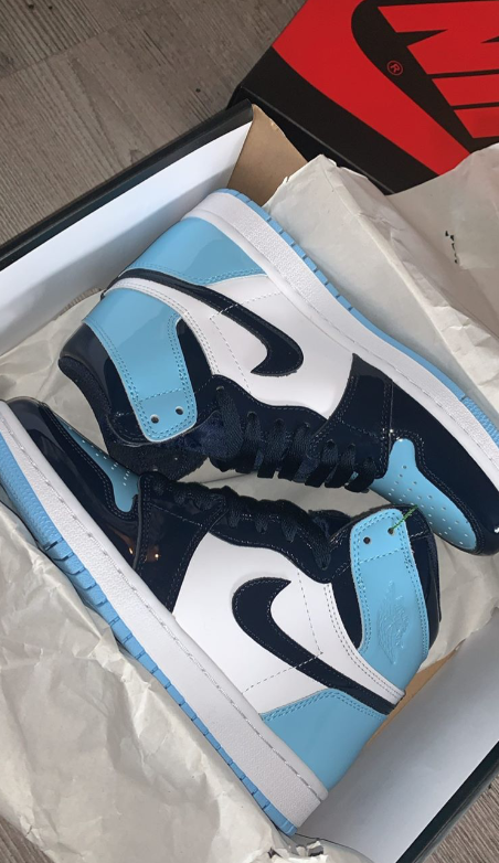 Air Jordan 1 Retro High OG 'UNC Toe' - SneakerCool.com